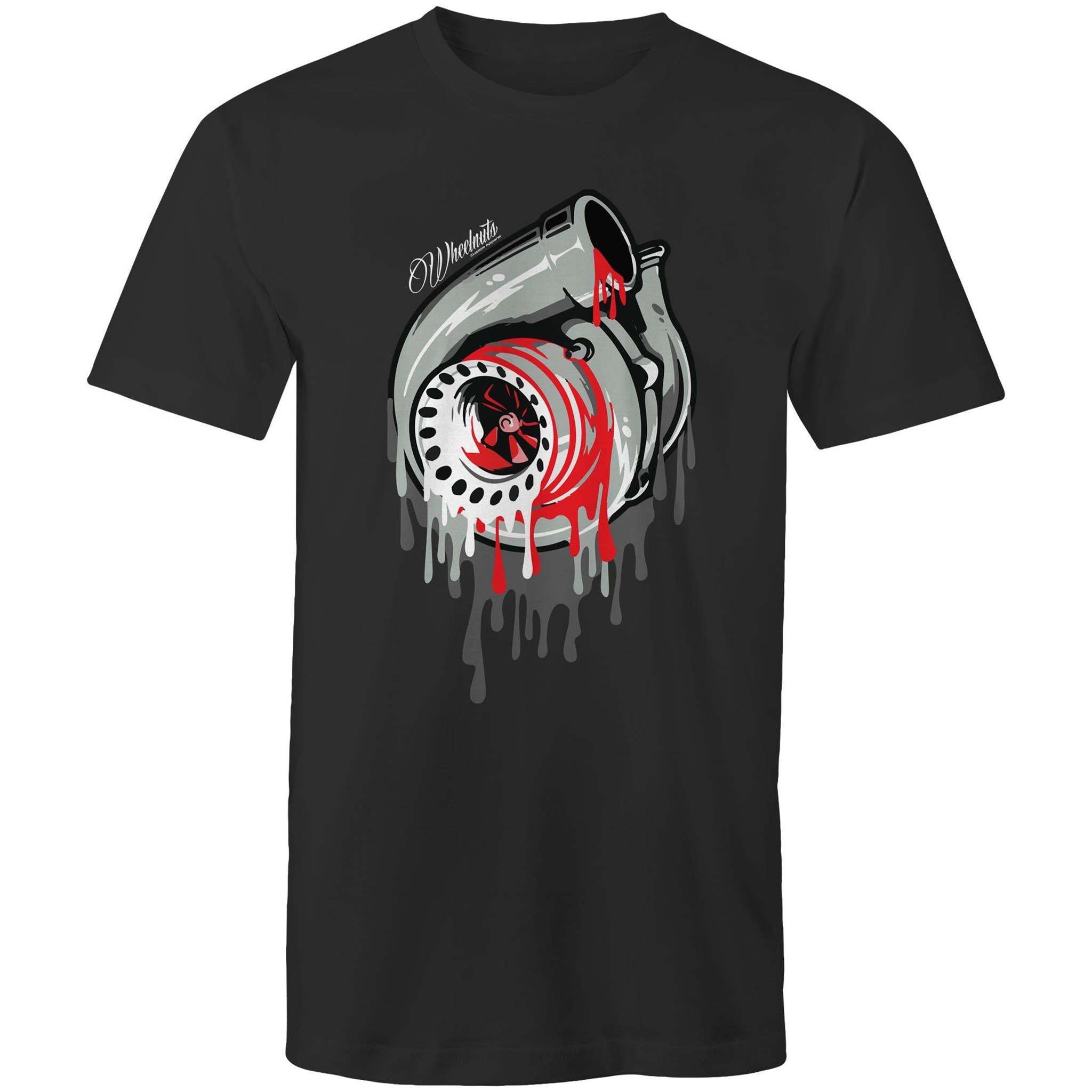 Turbo Drip Front Logo – Wheelnuts Custom Apparel